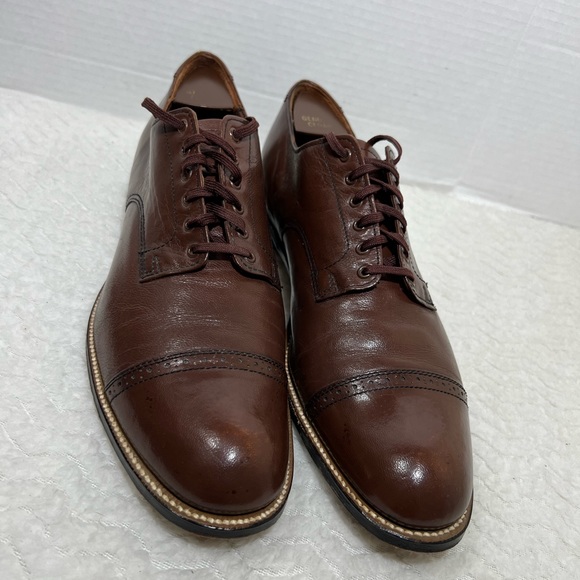 Stacy Adams | Shoes | Vintage Stacy Adams Brown Leather Cap Toe Oxford ...